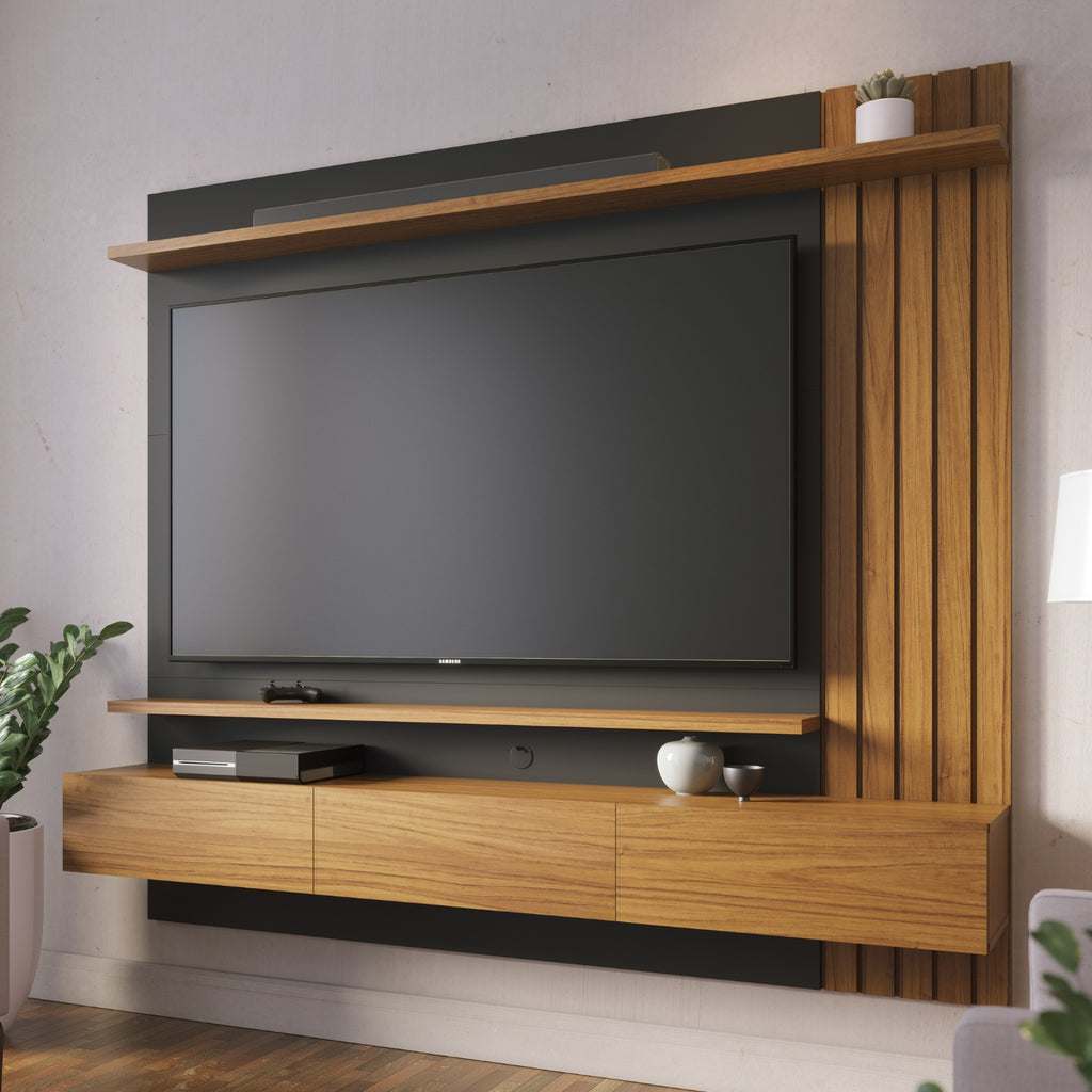 HOME AEREO TV 70" JURITI NOCE/PRETO – Muebles Onessta