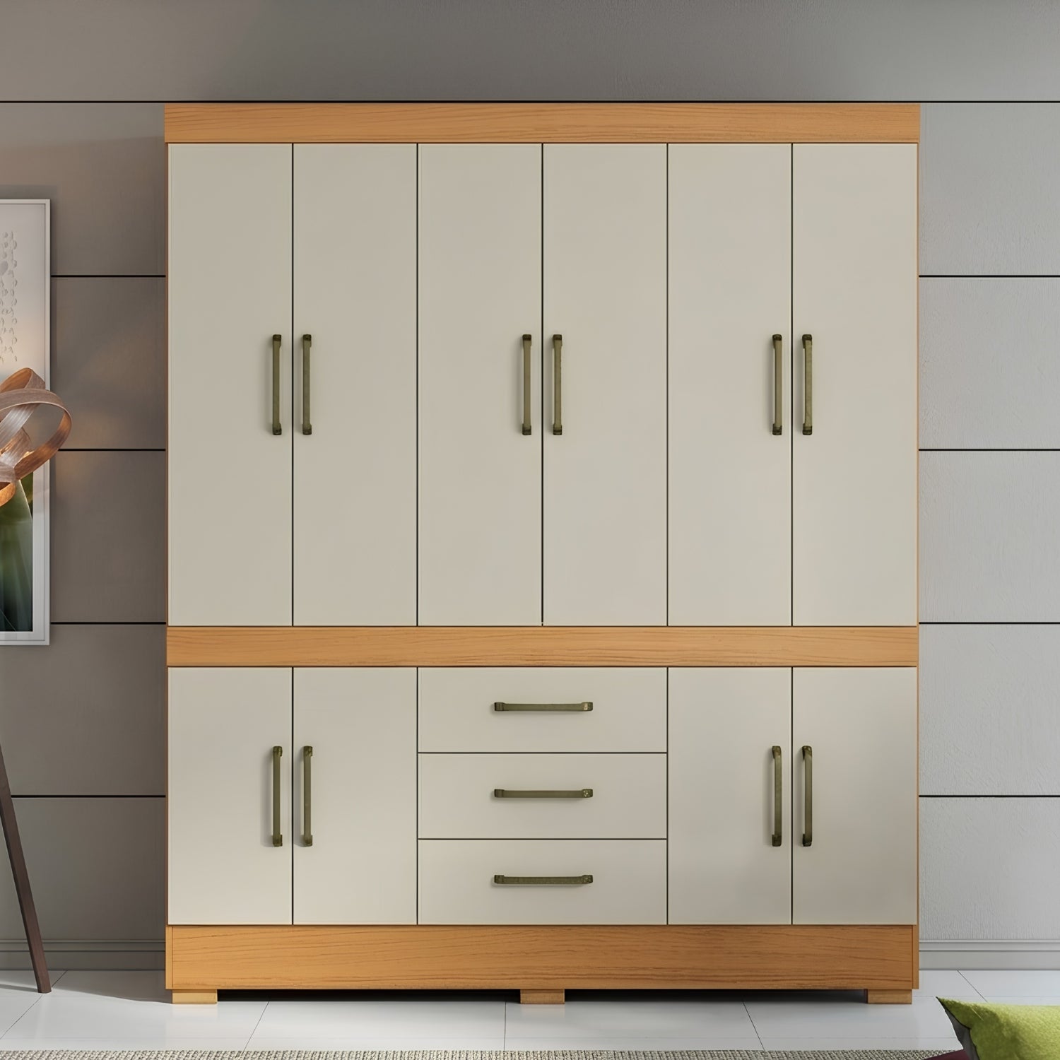 CLOSET MONACO 10.3 CINAMOMO/OFF WHITE – Muebles Onessta