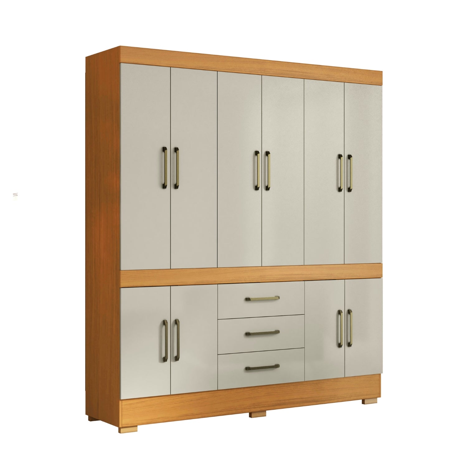 CLOSET MONACO 10.3 CINAMOMO/OFF WHITE – Muebles Onessta